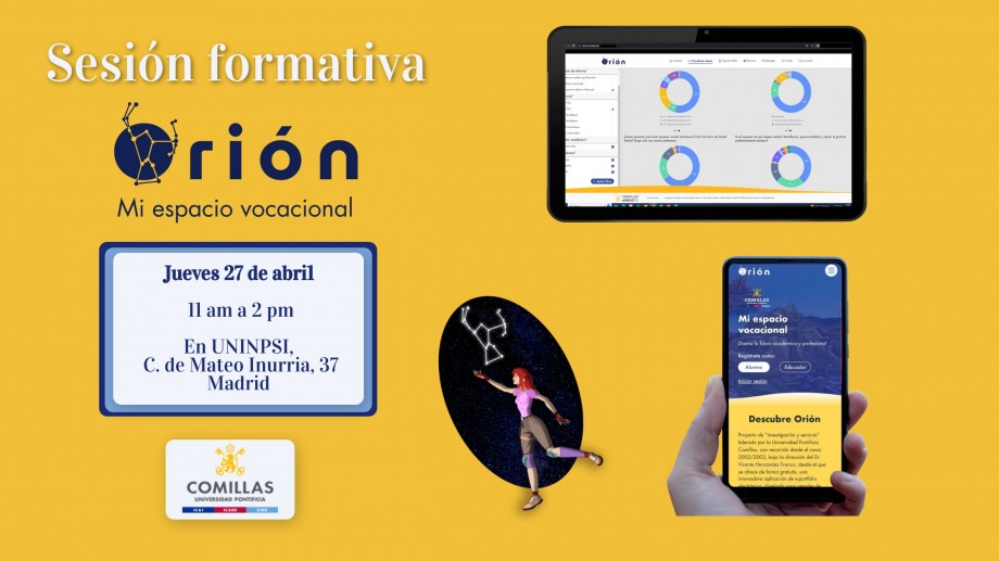 Sesión Formativa: Orión. Mi espacio vocacional - Inicio